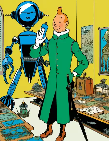 Hergé (Tintin) - StableGenius.ai