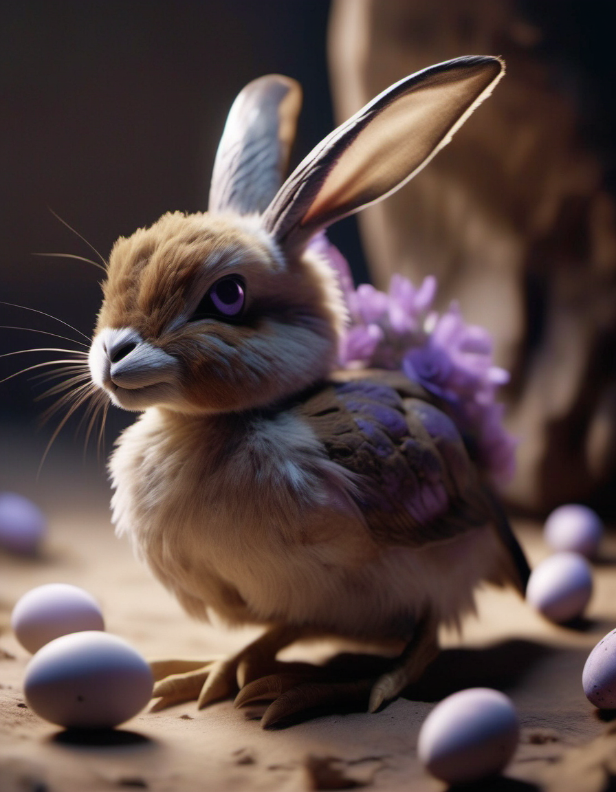 An AI image (Easter Rabbit) in the style of Denis Villeneuve's Dune ...