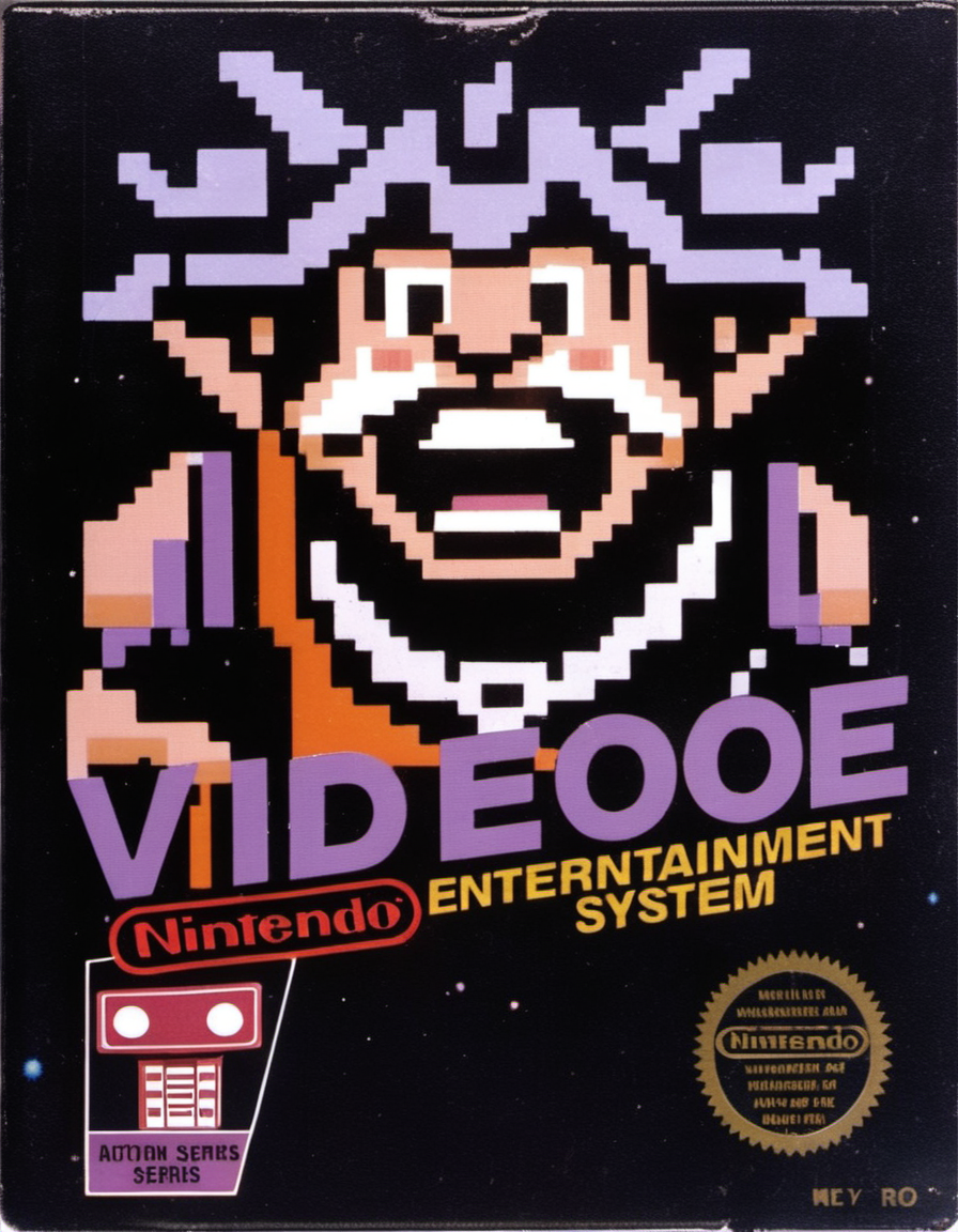 An AI image (Druid) in the style of Vintage Video Game Covers ...