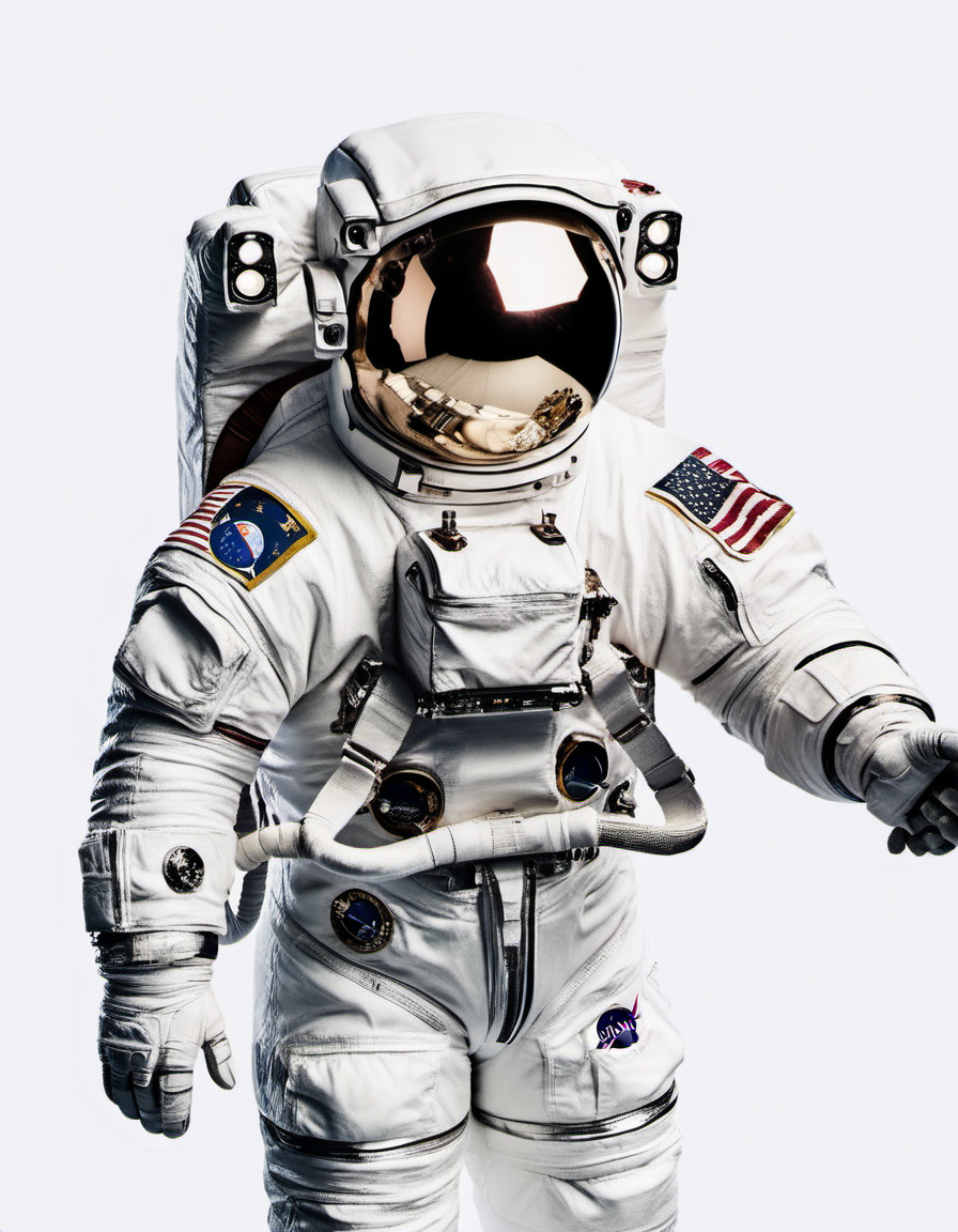 An AI image (Astronaut) in the style of Telus Ads - StableGenius.ai