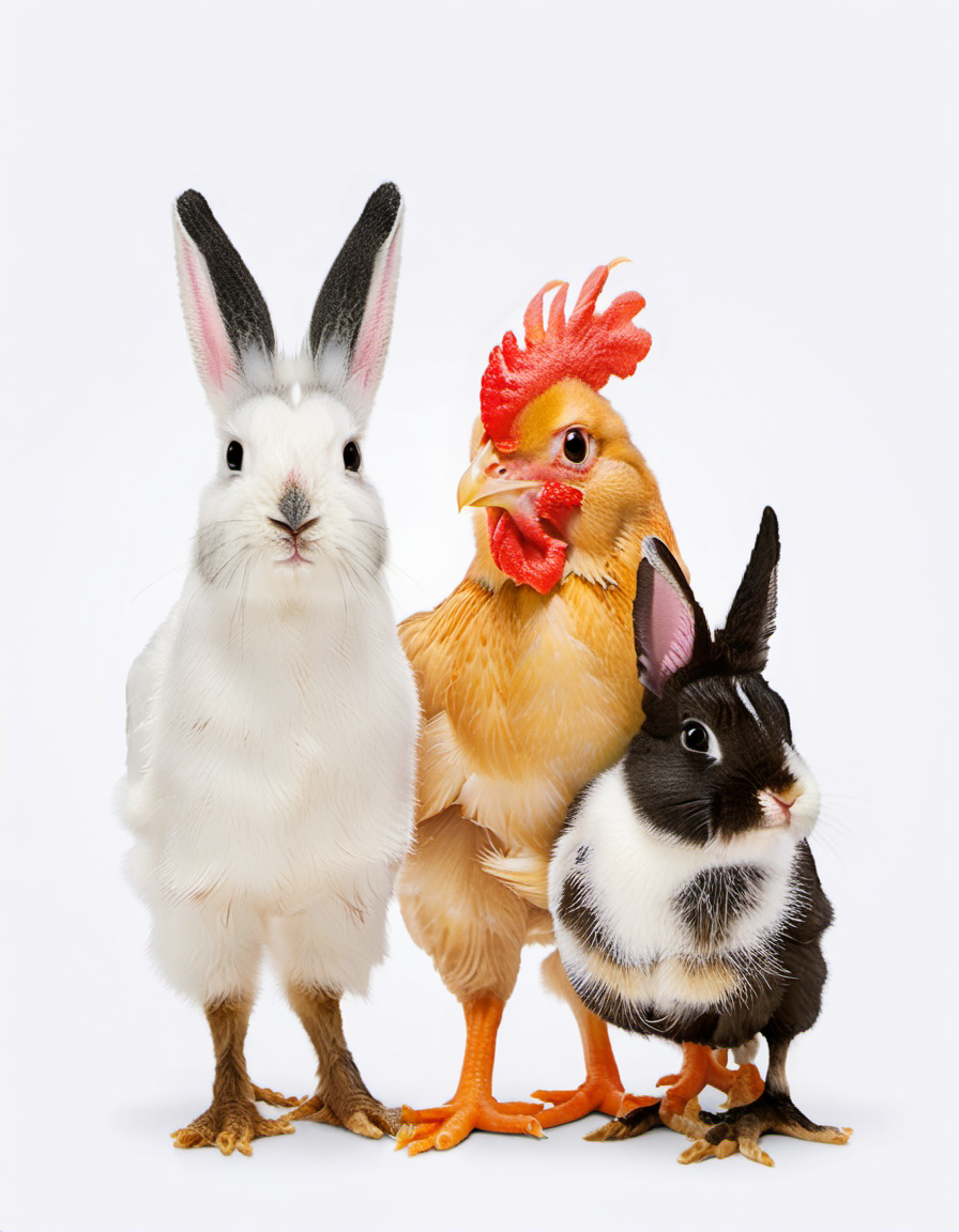 An AI image (Easter Rabbit) in the style of Telus Ads - StableGenius.ai