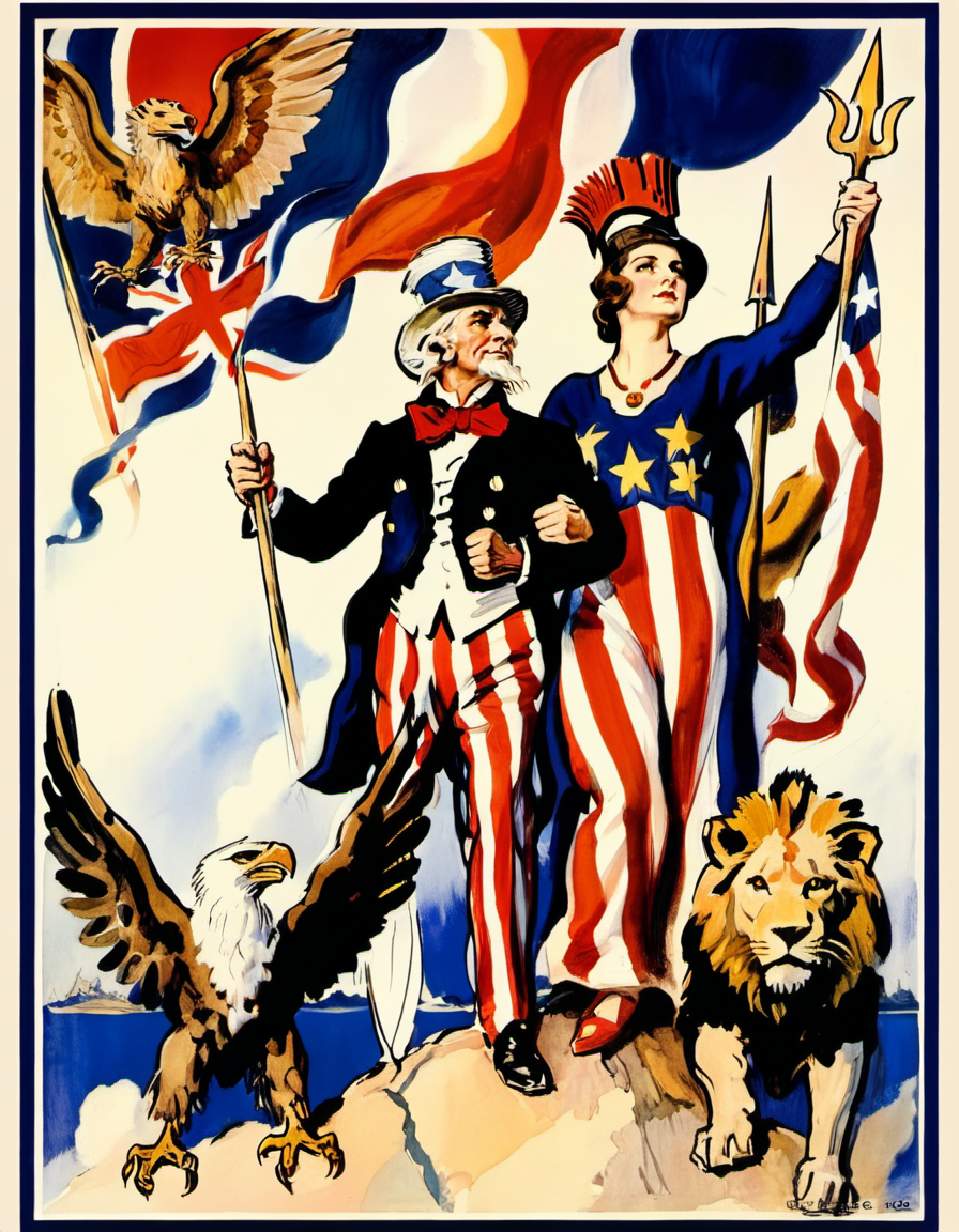 An AI image (Style) in the style of James Montgomery Flagg ...