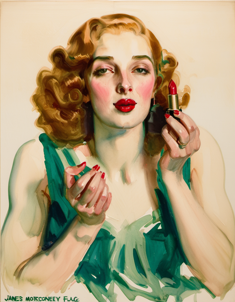 An AI image (Style) in the style of James Montgomery Flagg ...